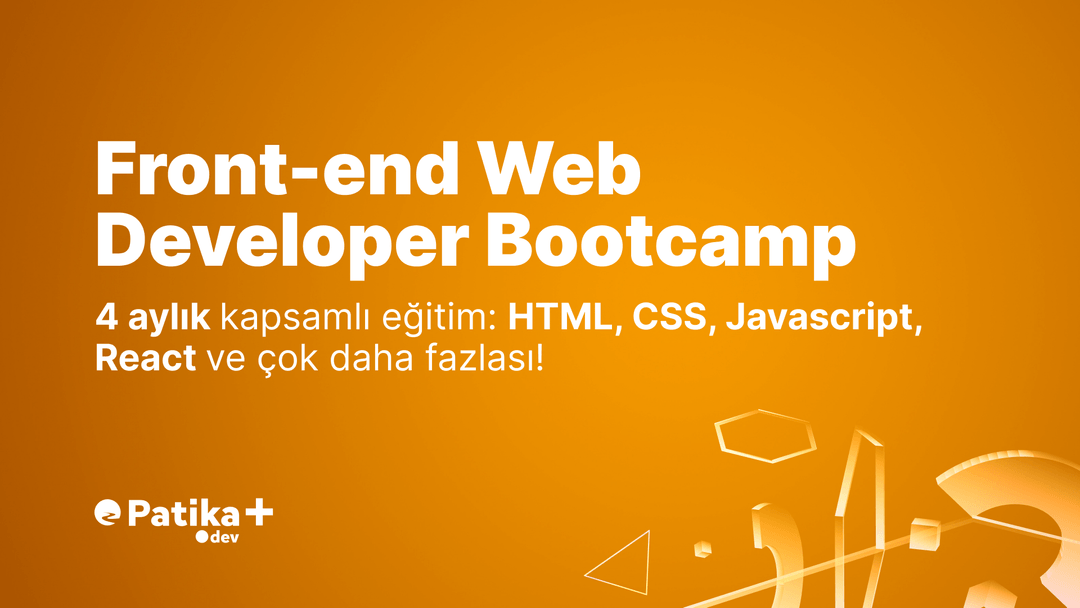 Patika - Bu Patika senin teknoloji kariyerine gidiyor!